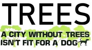 Trees: a city without trees isn't fit for a dog - Irvington Historical ...