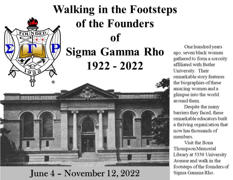 Sigma Gamma Rho - Irvington Historical Society